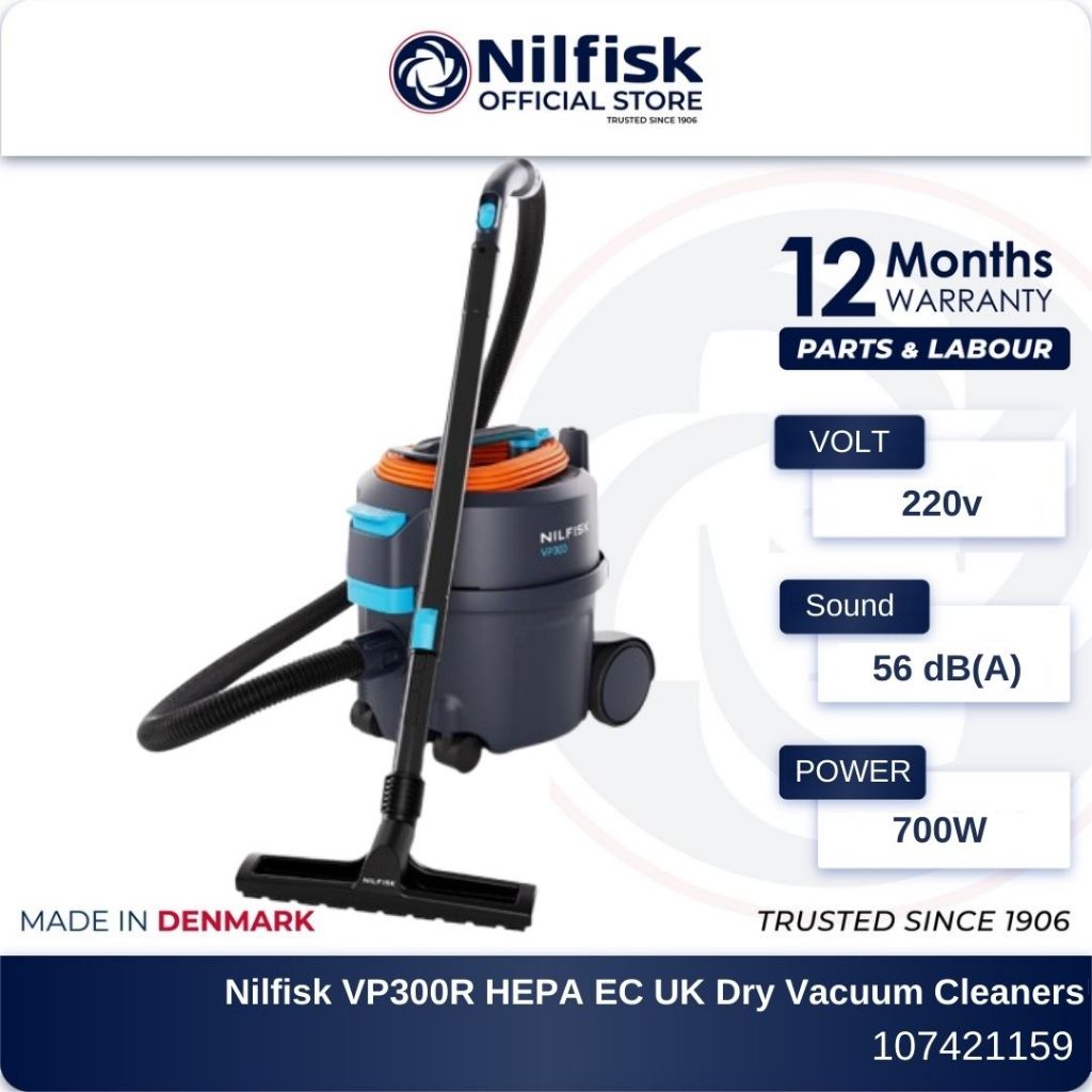 Nilfisk VP300R HEPA EC UK Dry Vacuum Cleaners 107421159 | Shopee Malaysia