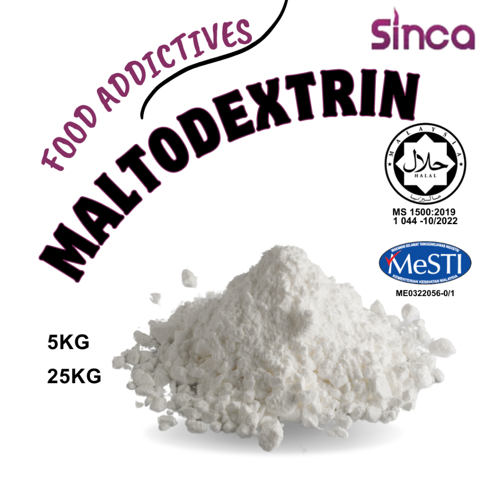 Maltodekstrin / Maltodextrin 5kg / 25kg - Gred Makanan | Food Grade ...