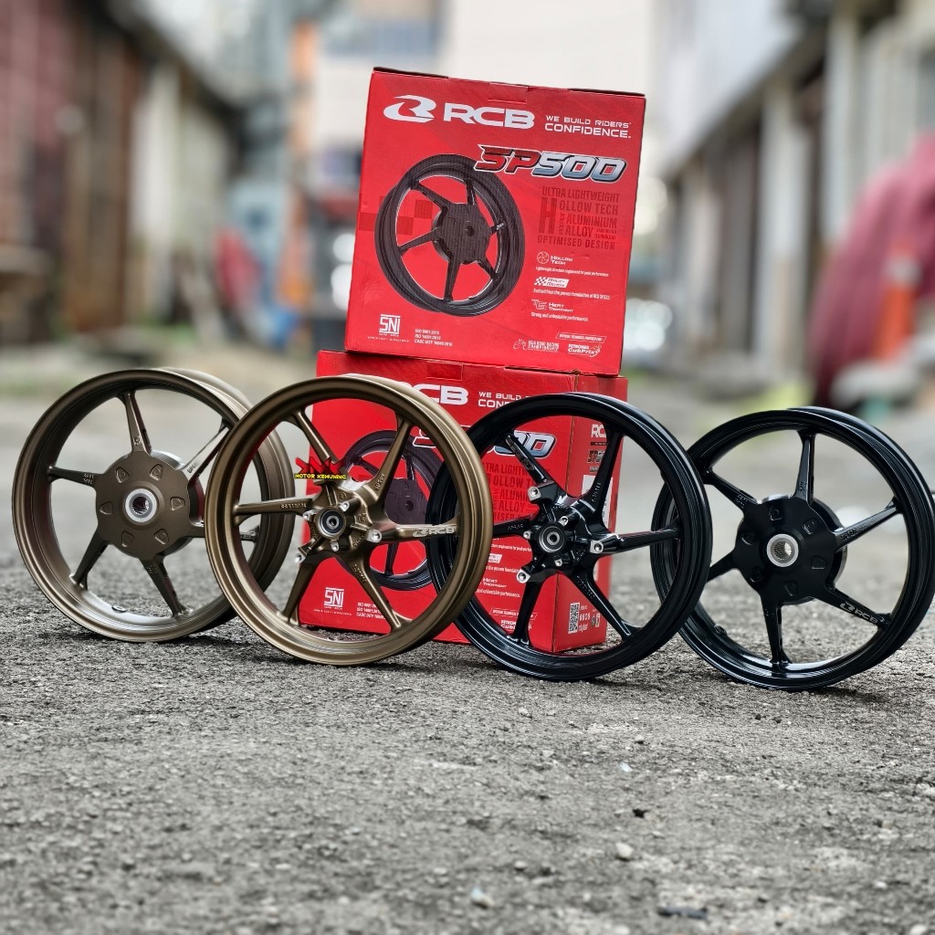 SPORT RIM RCB SP500 YAMAHA NVX155 AEROX 250/350-14 BLACK & BROWN ...