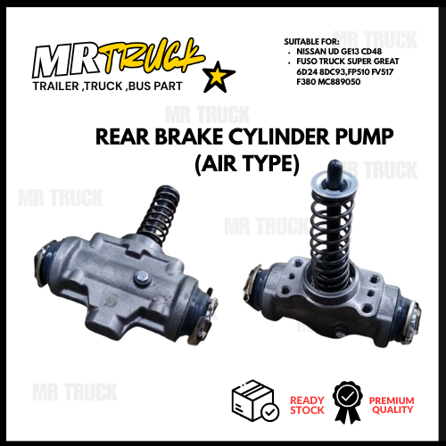 Rear Brake Cylinder Pump (Air Type) Nissan UD Ge13 CD48 Fuso Truck ...