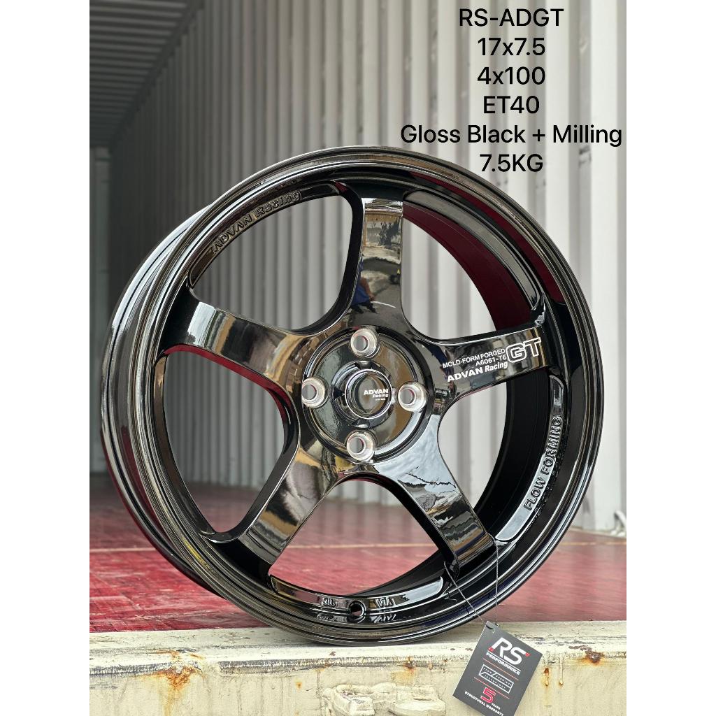 RS-ADGT Advan Racing Advan GT Flow Formed 17X7.5 4H100/5H113/5H100 ...