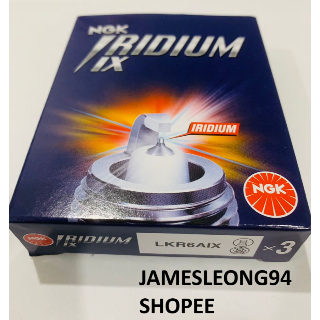 ORIGINAL LKR6AIX (91603) NGK IRIDIUM IX SPARK PLUG PERODUA AXIA / BEZZA 1.0 1KR-DE2 ENJIN ...