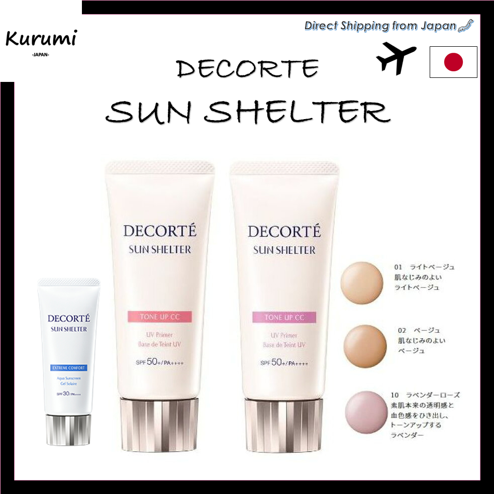 COSME DECORTE - SUN SHELTER TONE UP CC UV Primer Base de Teint UV SPF50+/PA++++ 35g | Shopee ...