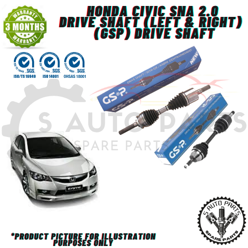HONDA CIVIC SNA 2.0 / TRO 2.0 / STREAM RN6 SMA 2.0 DRIVE SHAFT (LEFT ...
