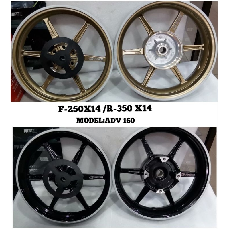 (READ Y STOCK) RCB SPORT RIM SP800 (F-250/R-350)- 14-ADV 160 | Shopee ...