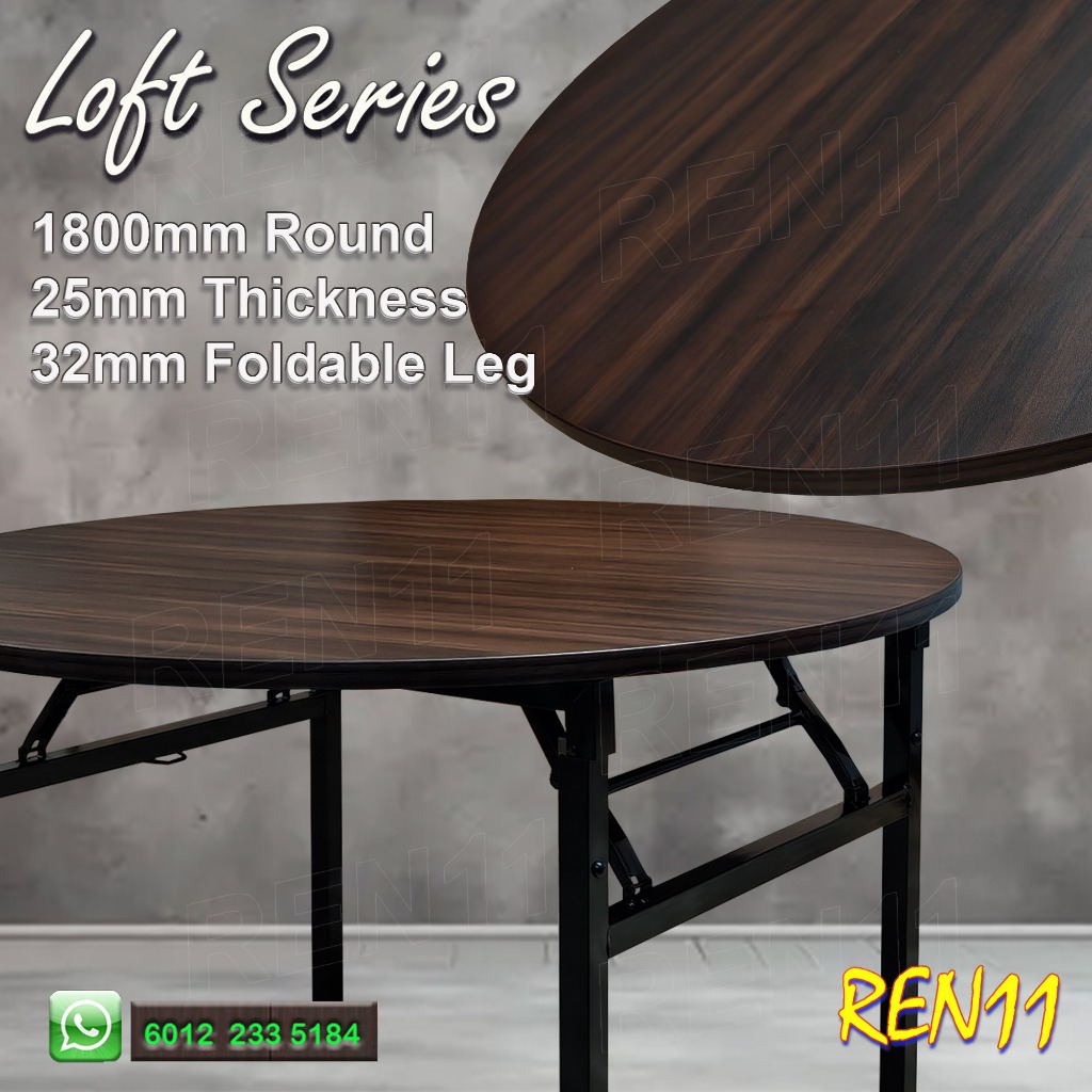 Banquet table with 25mm Table top - Heavy Duty 32 metal Leg - Klang ...