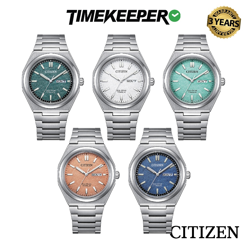 [NEW] Citizen Zenshin Eco-Drive Super Titanium Watch AW0130-85X/ 85M ...