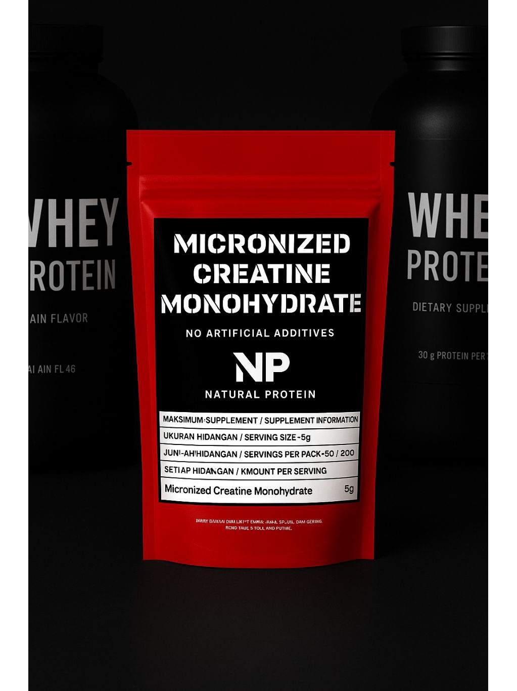 Premium Creatine Monohydrate 250g. ( free scoop) | Shopee Malaysia