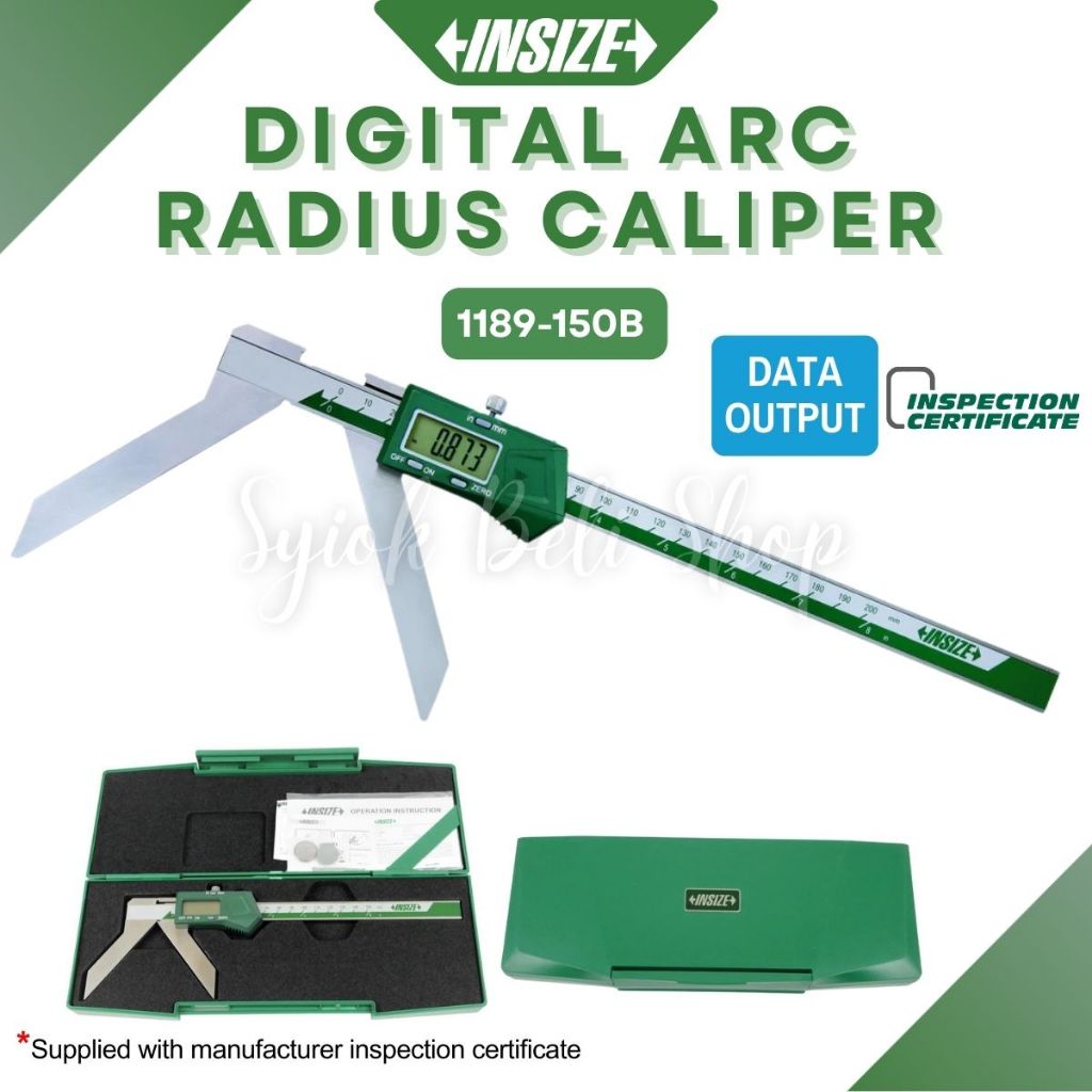 INSIZE DIGITAL ARC RADIUS CALIPER (1189-150B) | Shopee Malaysia