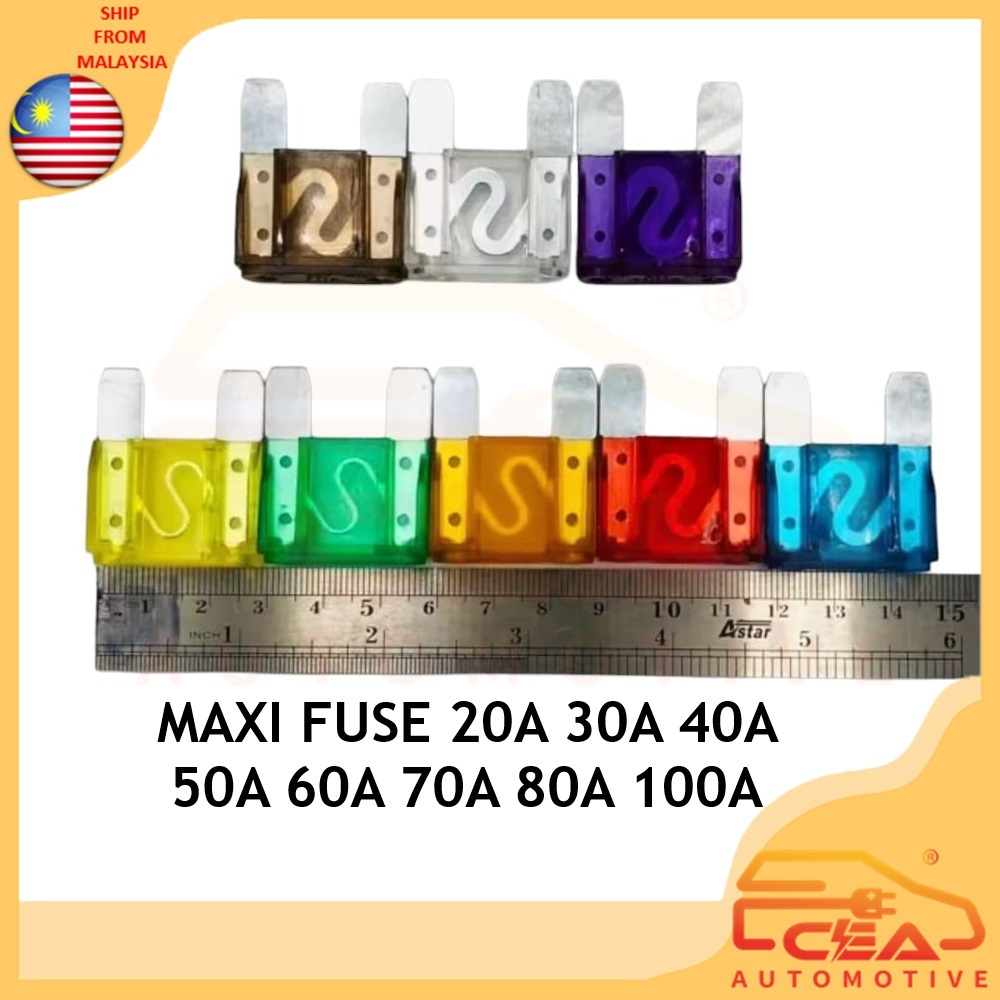 1PCS MAXI FUSE 20A 30A 40A 50A 60A 70A 80A 100A MERCEDES BENZ BMW CAR ...