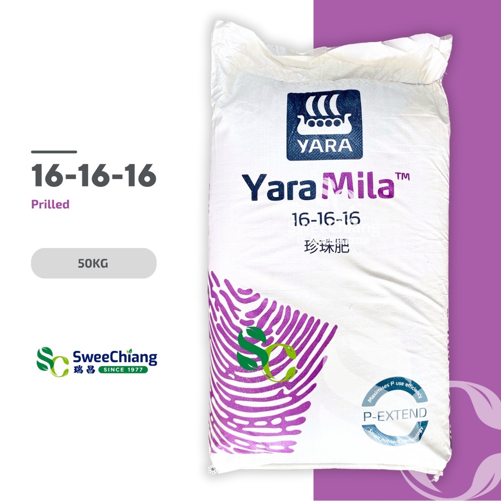 YaraMila 16-16-16 50kg (Prill compound fertilizer / Baja subur sayur ...