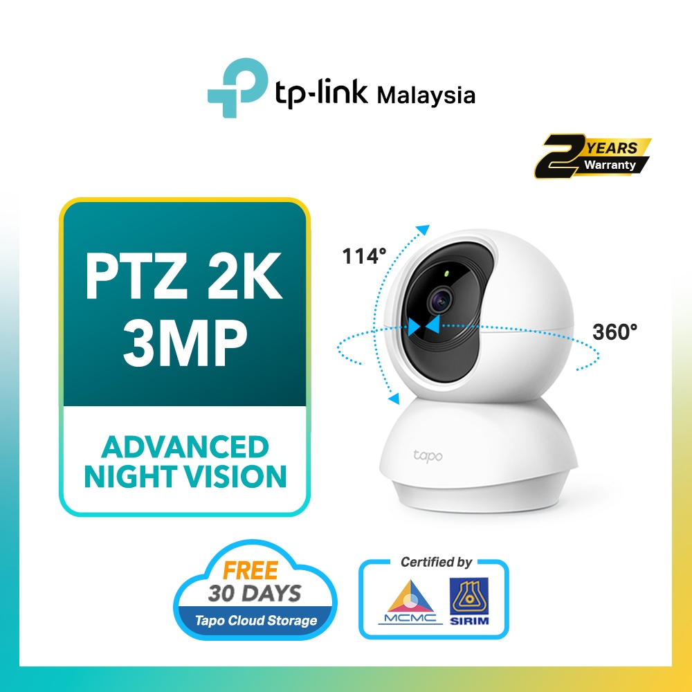 【SIRIM】TP-Link Tapo TC71 WiFi CCTV – 3MP 2K Indoor Camera AI Motion ...