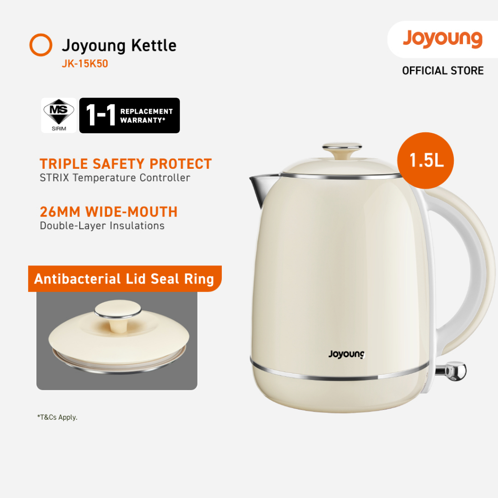 Joyoung SUS 304 Retro Design Kettle (1.5L) JK-15K50 | Shopee Malaysia