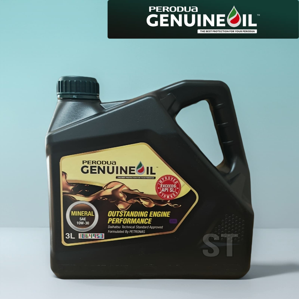 Perodua 10W30 (3 Liter) Mineral Engine Oil for Perodua Myvi, Kancil 660 ...