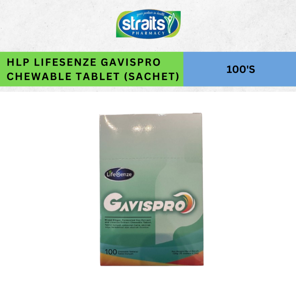(*NEW PACKAGING*) HLP LIFESENZE GAVISPRO CHEWABLE TABLET (10'S ...