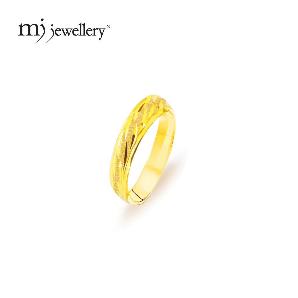 MJ Jewellery 375/9K Gold Ring C305 | Shopee Malaysia