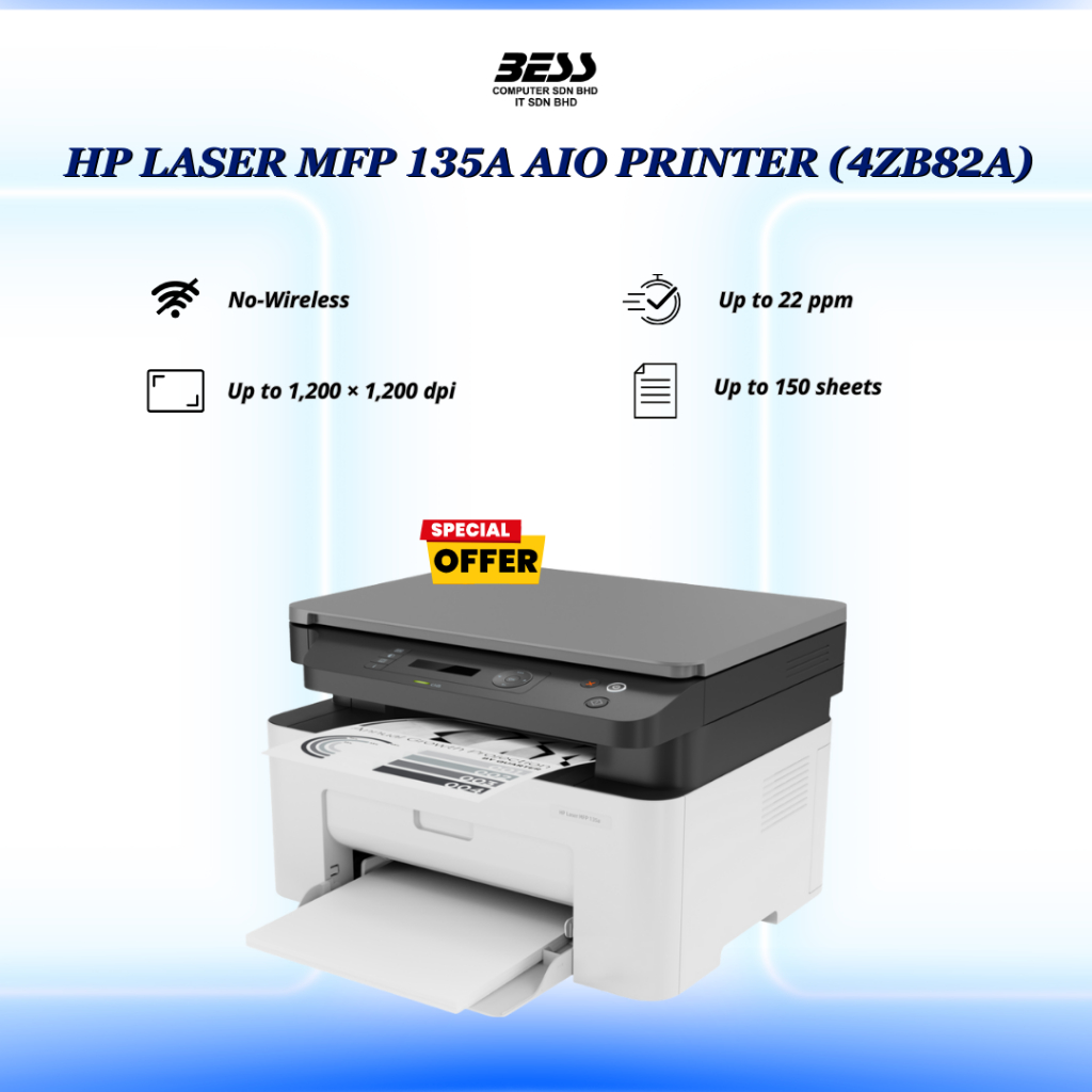 HP LASER MFP 135A AIO PRINTER | Shopee Malaysia