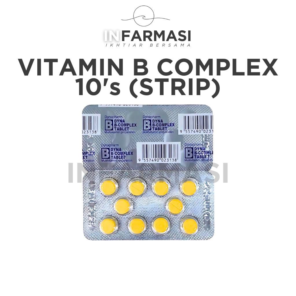 Dyna B-Complex Tablets 10's (Strip) – Vitamin B untuk Tenaga, Saraf ...