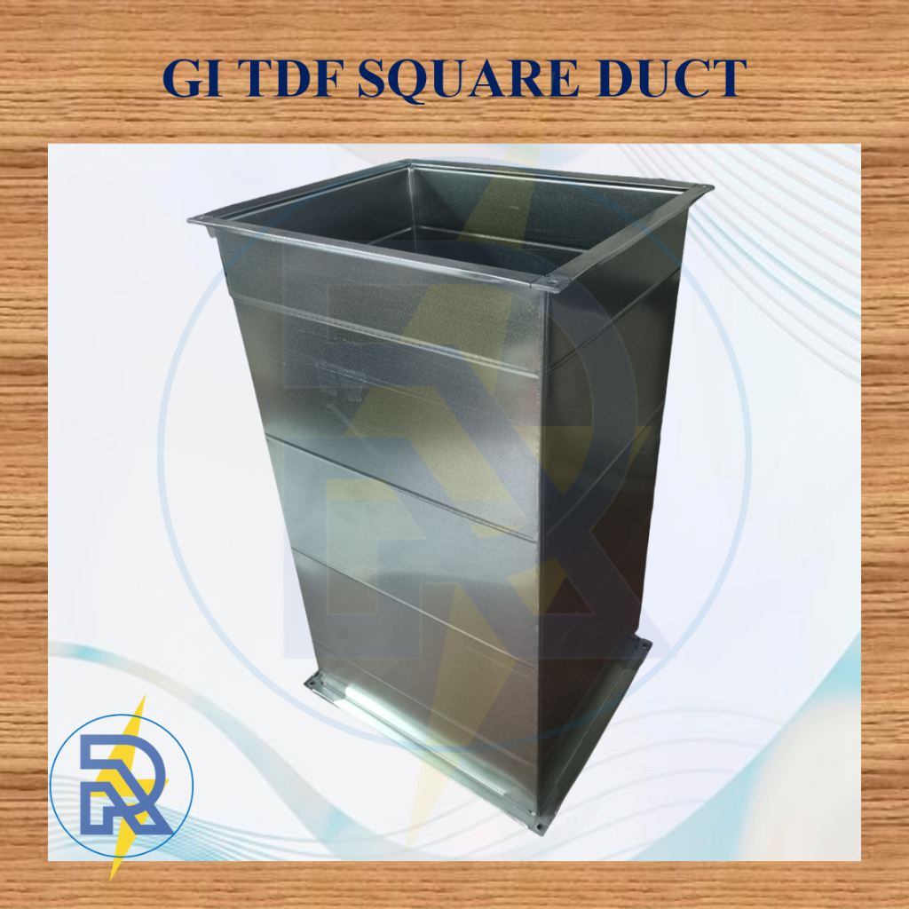 R-Electric GI Saluran Udara Petak / Ducting Square Duct / Straight Duct ...