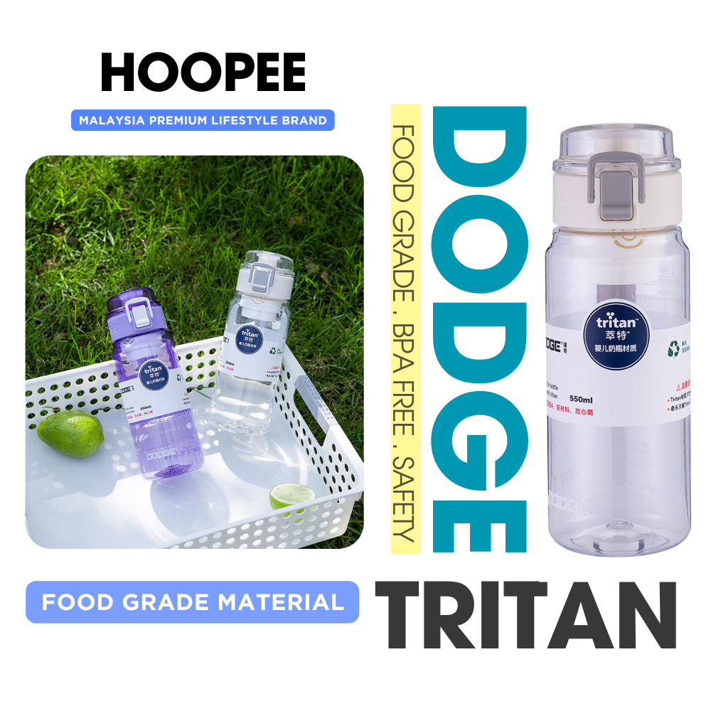 [ Tritan ] 550ML 680ml Dodge Water Drinking Bottle Kid Sport Plastic ...