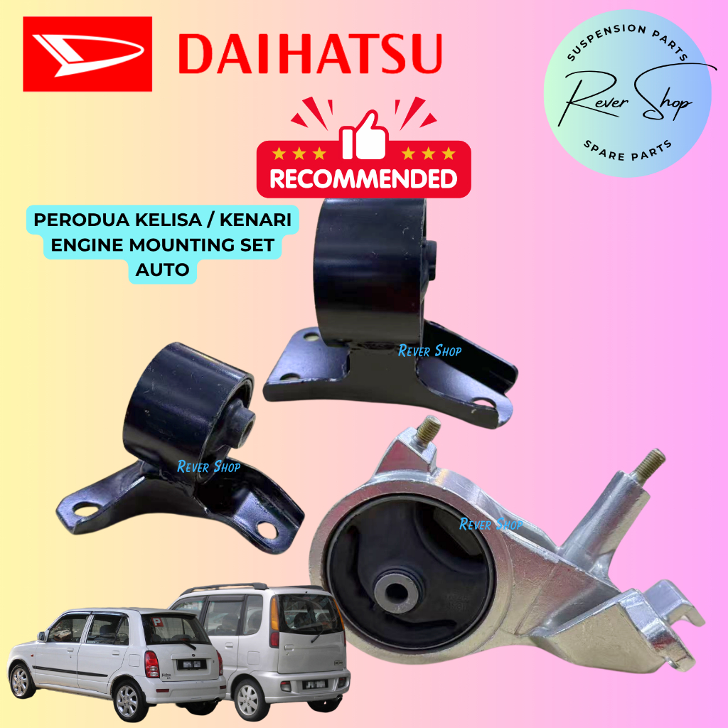 Perodua Kelisa, Kenari (Auto / Manual) Engine Mounting Set Front, Rear ...