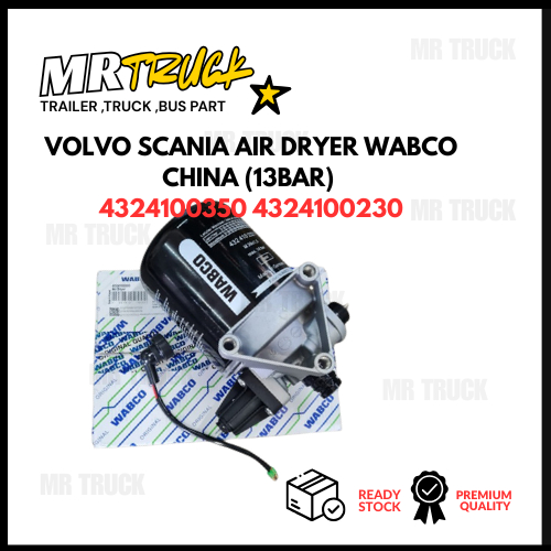 Volvo scania air dryer Wabco China (13bar) 4324100350 4324100230 ...