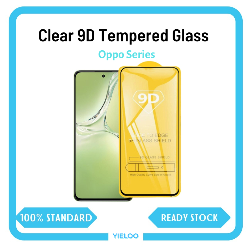 (BELI 2 PERCUMA 1) OPPO 9D Tempered Glass Screen Protector A58/A18/A79 ...