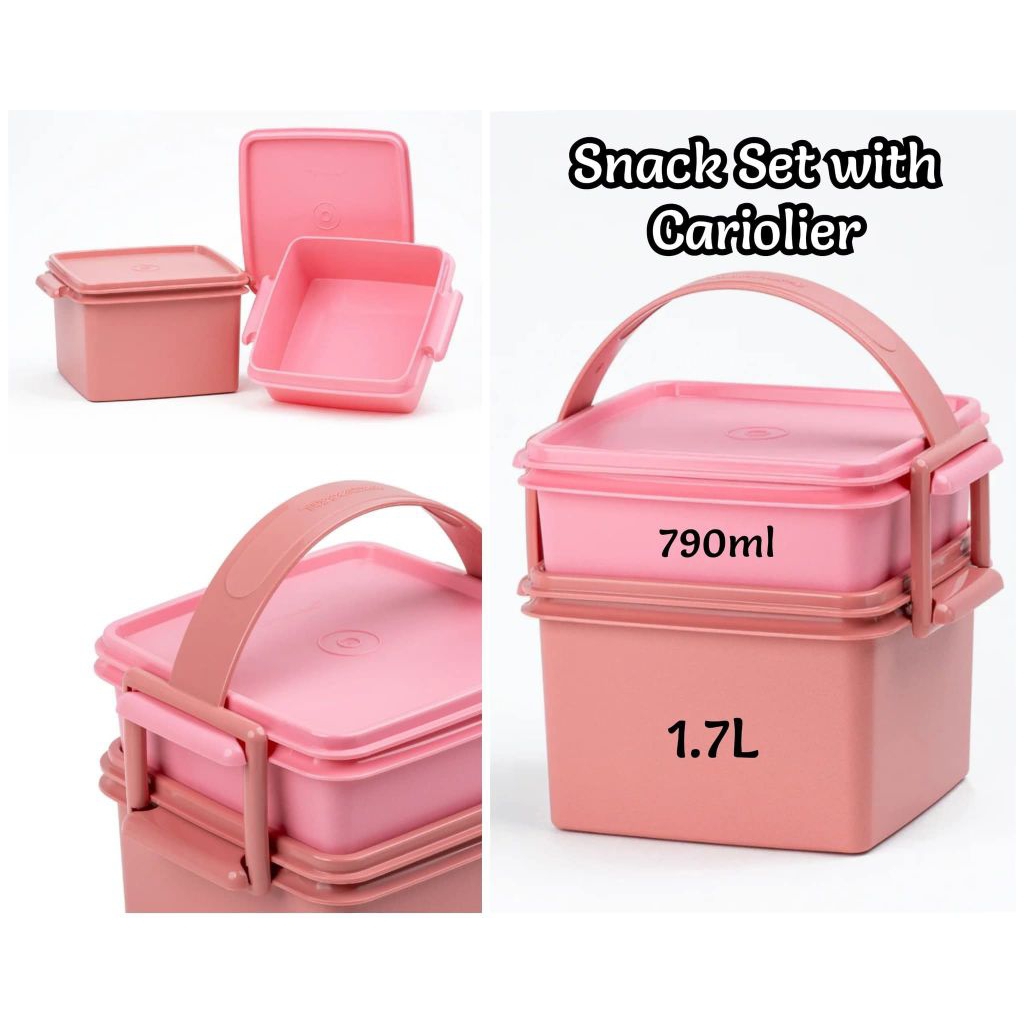 Tupperware Snack Set With Cariolier | Shopee Malaysia