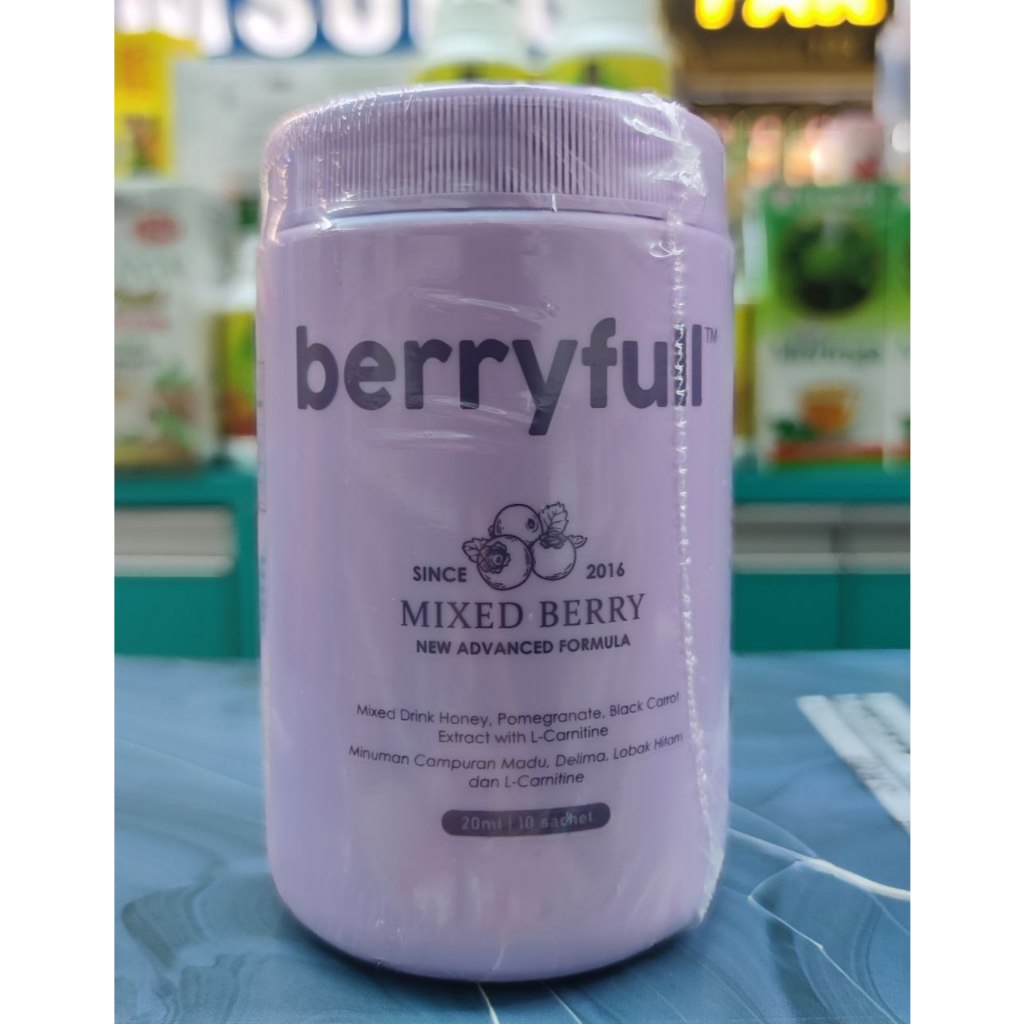 Berryfull Mixed Berry 20ml x 10 sachet (New Advanced Formula) | Shopee ...