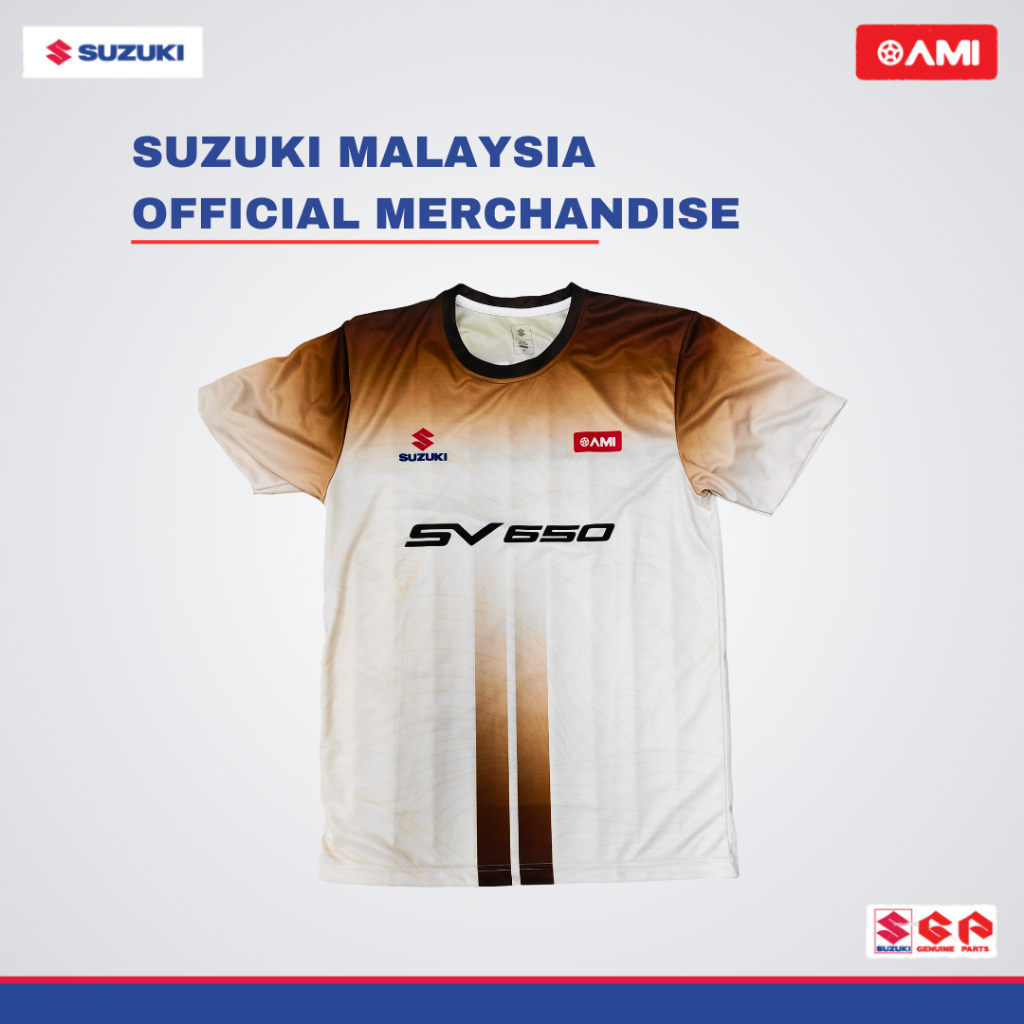 Suzuki Round Neck T Shirt SV650 Spirit Of Samurai | Shopee Malaysia