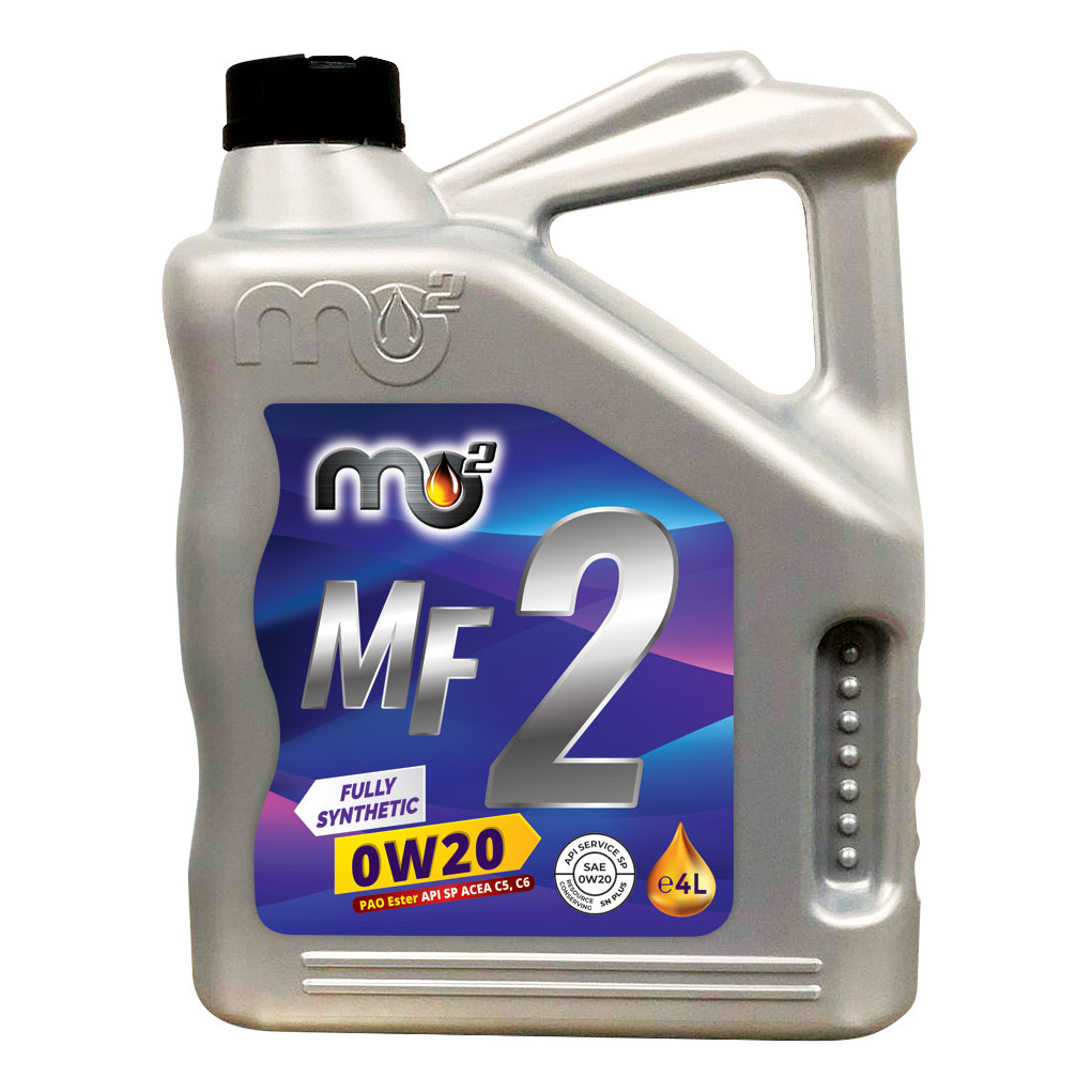MO2 MF2 SAE OW20 FULLY SYNTHETIC CAR ENGINE OIL (4 LITRES) | Shopee ...