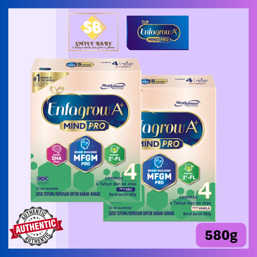 RM47.59* Enfagrow A+ Step 4 MFGM Original / Vanilla - 580g (Milk ...