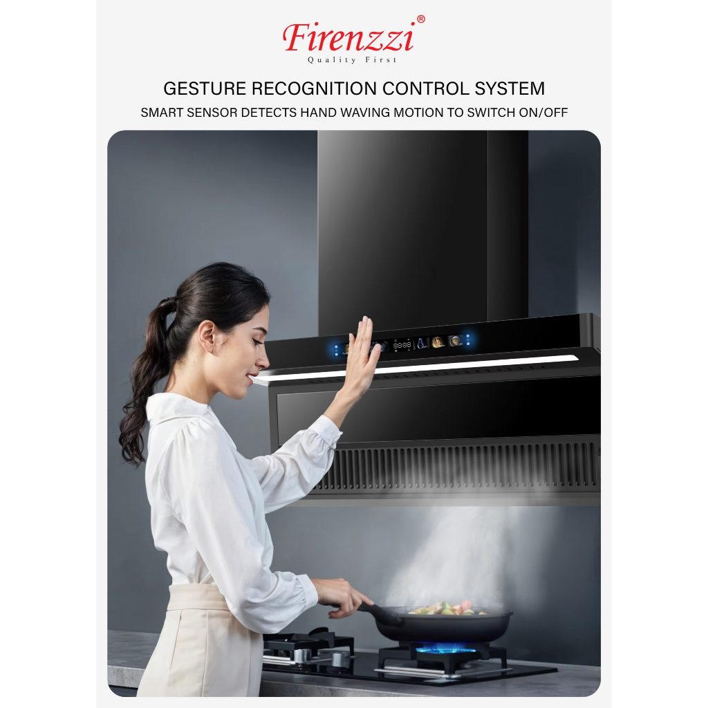 FIRENZZI Designer Hood FCH-9133 LS Chimney Cooker Hood Auto Clean ...
