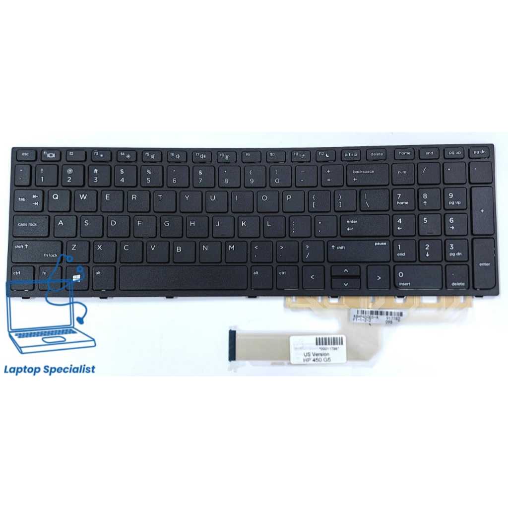 HP Probook 450 G5 455 G5 470 G5 650 G4 650 G5 Laptop Internal Keyboard ...