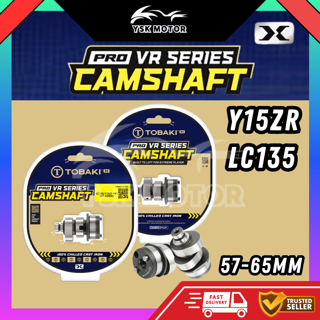 TOBAKI X RACING CAMSHAFT PRO VR SERIES VR1 LC135 V1-V8 Y15ZR V1 V2 57 ...