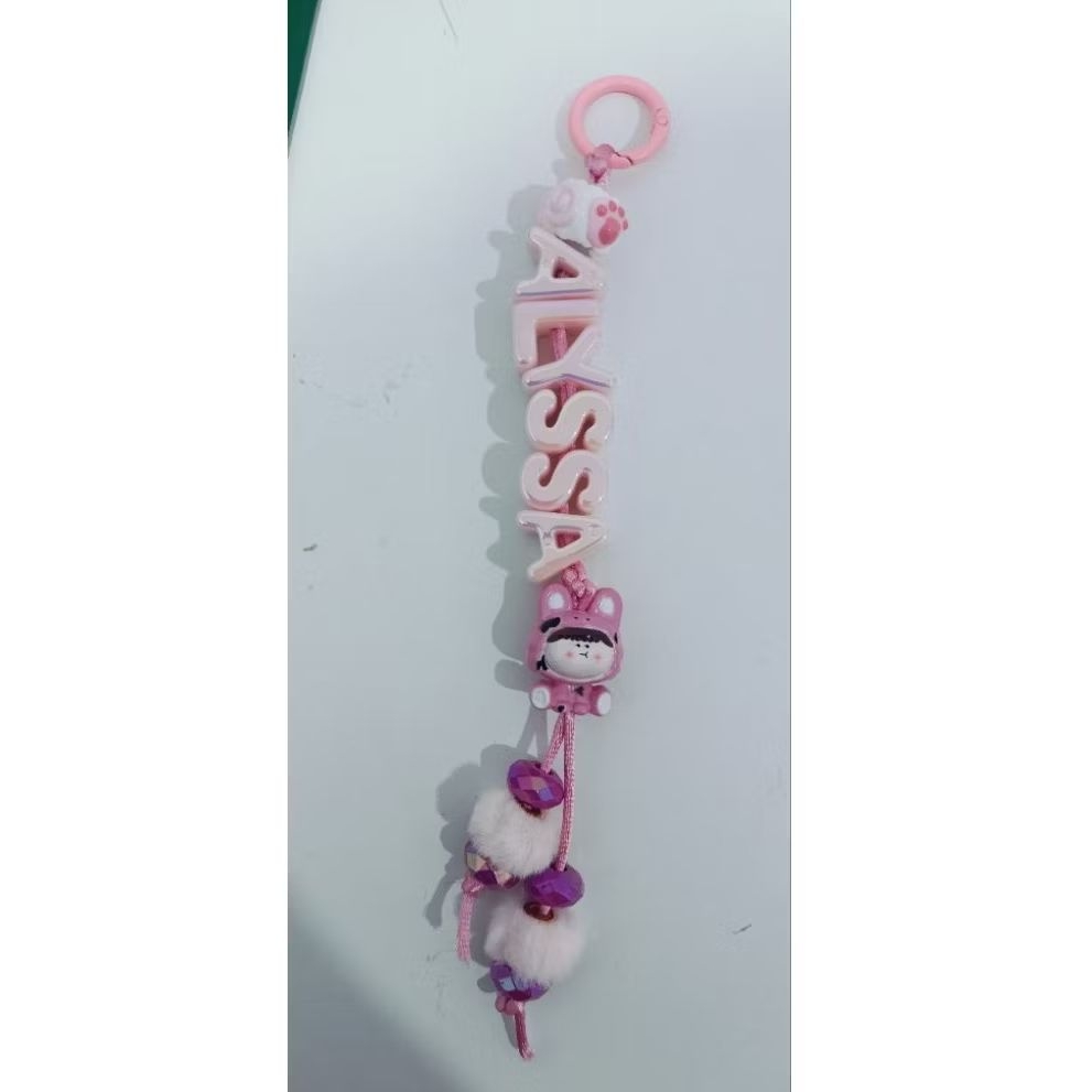 pm before order diy alphabet/huruf bag charms (names) | Shopee Malaysia