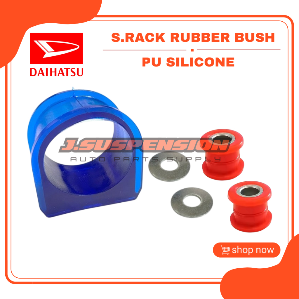 Daihatsu OEM Rubber / PU Silicone Steering Rack Rubber & Bush Set ...