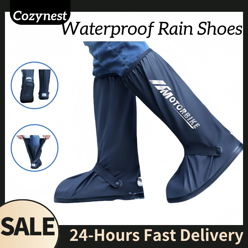 Waterproof Rain Shoe Cover PVC High-Top Official Genuine Waterproof ...