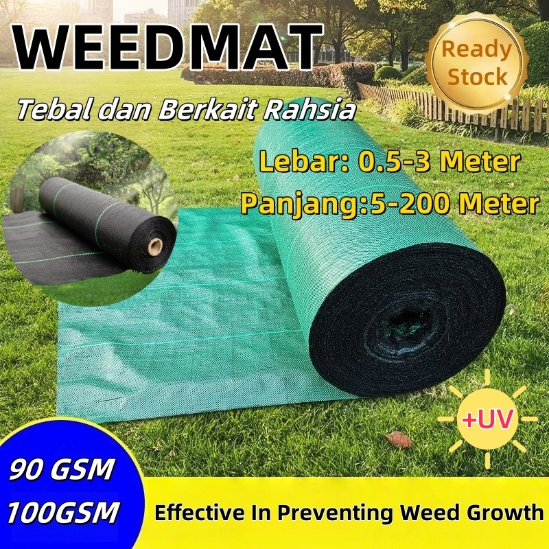 1Meter 2Meter 3Meter 90GSM Weedmat /Heavy Duty Weedmat Control Mat ...