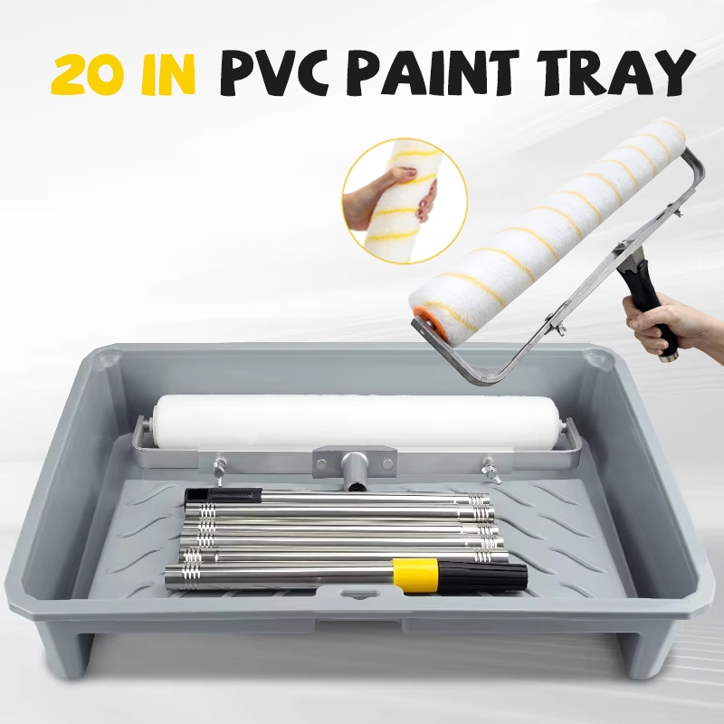 20‘’ PVC Paint Roller Tray Plastic Pallets Mixing Container Drawing ...