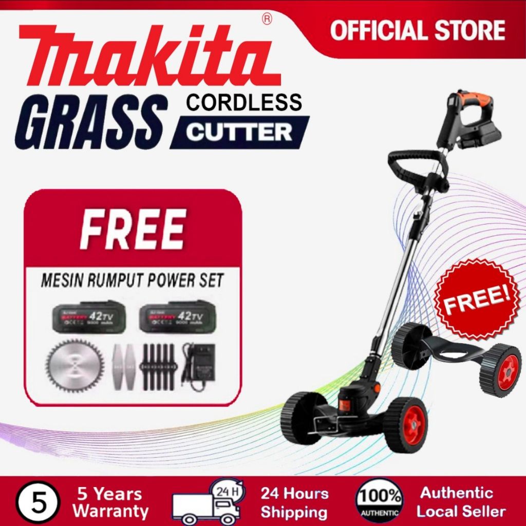 Makita Grass Cutter Mesin Rumput Cordless Grass Cutter Cordless Lawn ...