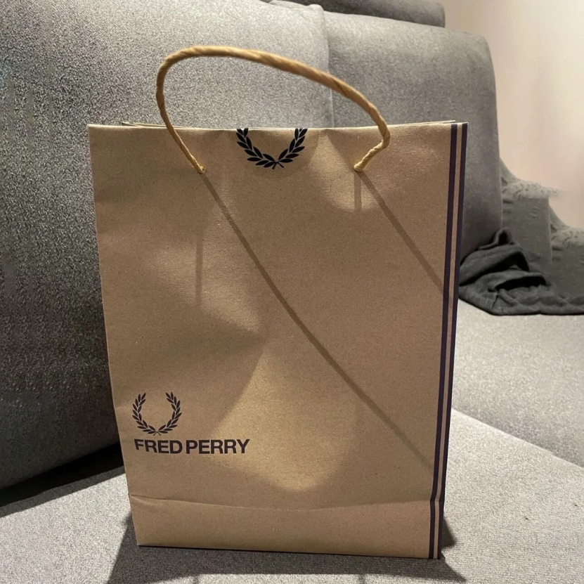 one pcs fred perry Paper Bag FP Beg Kertas | Shopee Malaysia