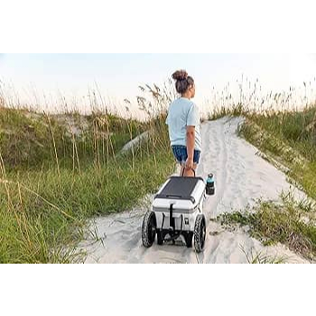 Camco Heavy-Duty Cooler Cart Kit, Includes Durable Straps and 12-Inch ...