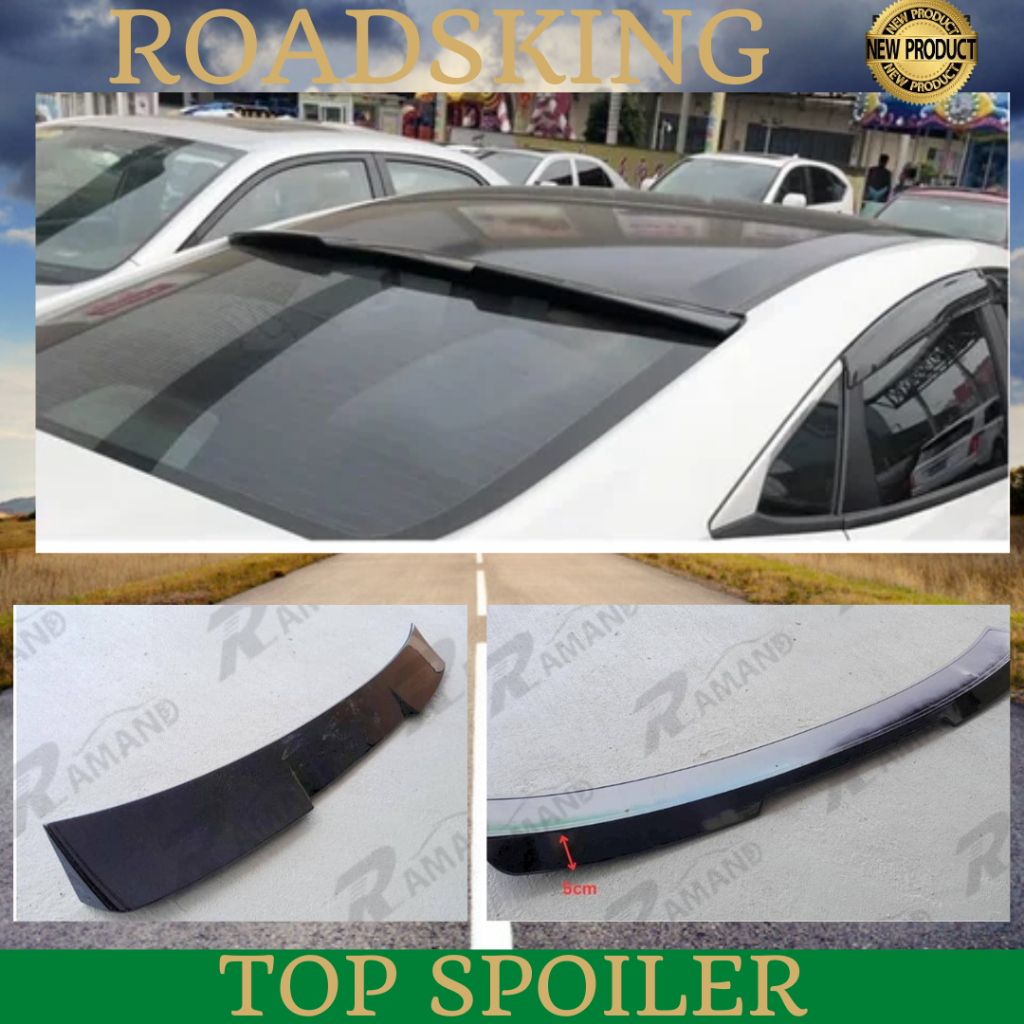 HONDA CIVIC FC FE ROOF TOP SPOILER MATTE BLACK COLOUR | Shopee Malaysia