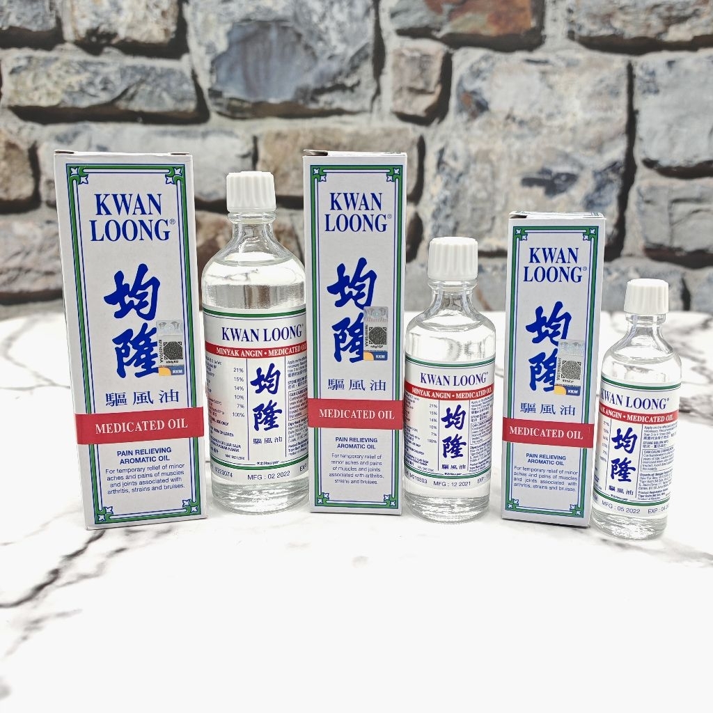 KWAN LOONG MEDICATED OIL 均隆驱风油 57ml/ 28ml/ 15ML | Shopee Malaysia
