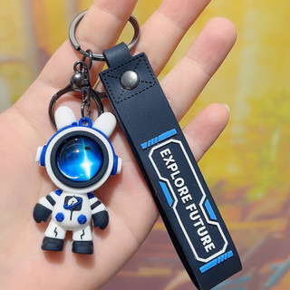 🧑‍🚀Cute Astronaut Keychain | Bag Charm | Soft Rubber Key Ring for Gifts ...