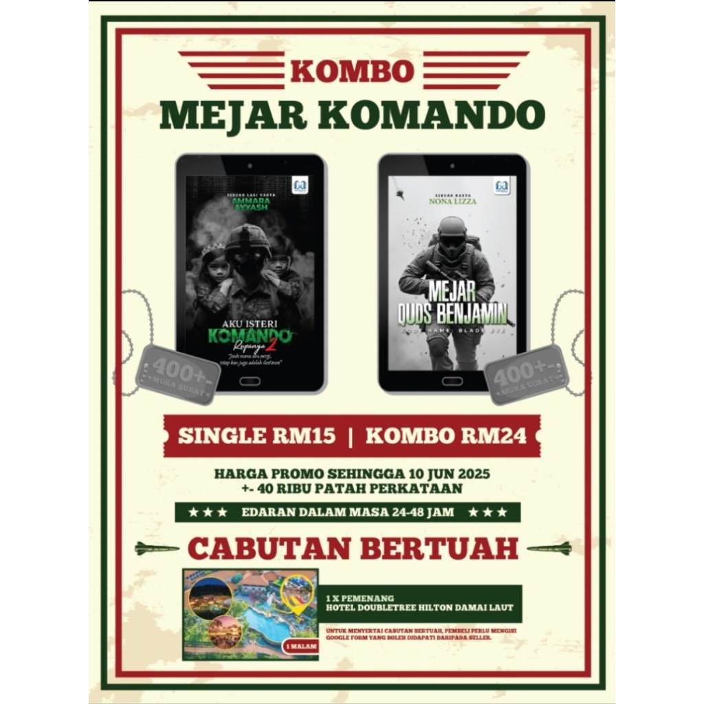 [KOMBO MEJAR KOMANDO] AKU ISTERI KOMANDO RUPANYA 2 - AMMARA AYYASH | MEJAR QUDS BENZJAMIN - NONA ...