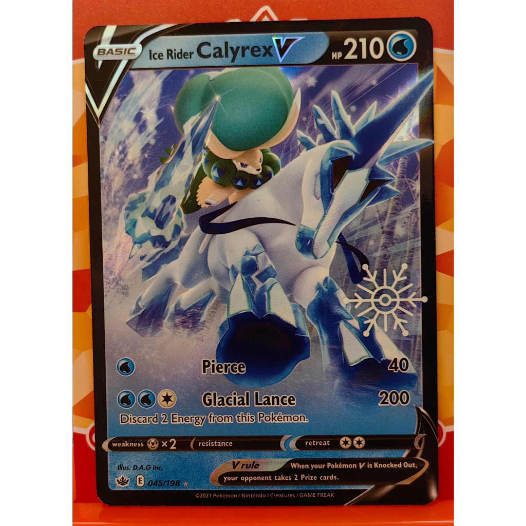 Ice Rider Calyrex V - 045/198 (Holiday Calendar) - Miscellaneous Cards ...
