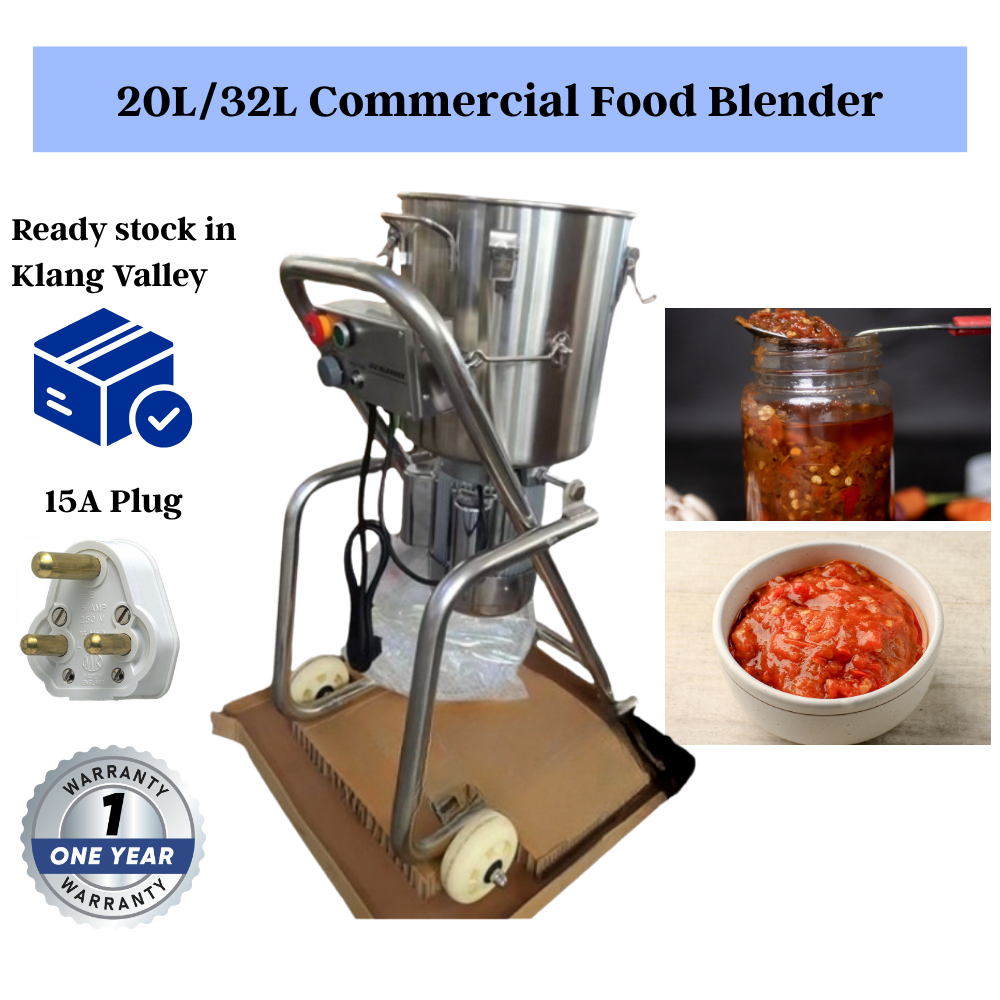 Commercial 20L Food Blender & Meat Grinder – sambal Blender, blender ...