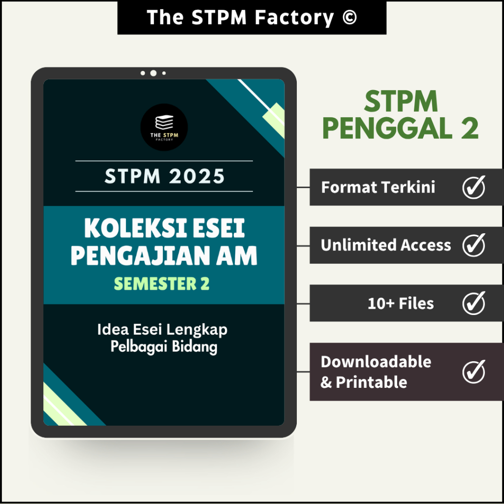 STPM 2025 | KOLEKSI ESEI PENGAJIAN AM (Semester 2) | Shopee Malaysia